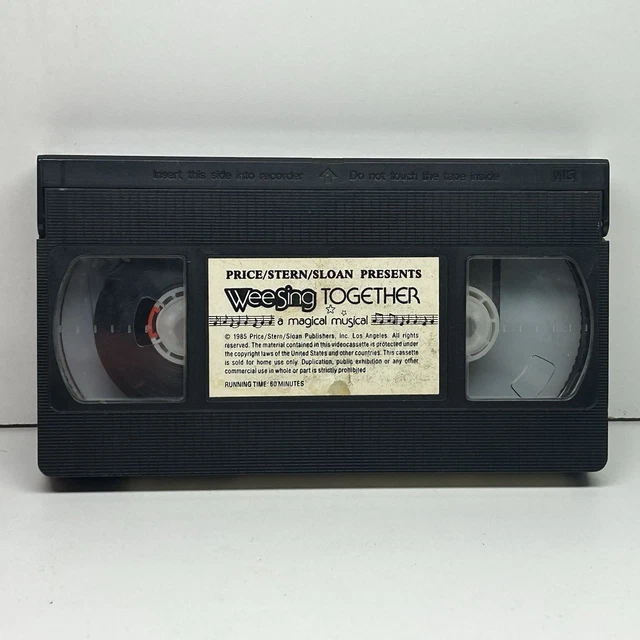 WEE SING TOGETHER A Magical Musical VHS 1985 Video Tape Only VTG Kids ...