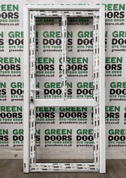 UPVC BACK DOOR White External Exterior Panel Wide Pvc Plastic New ...