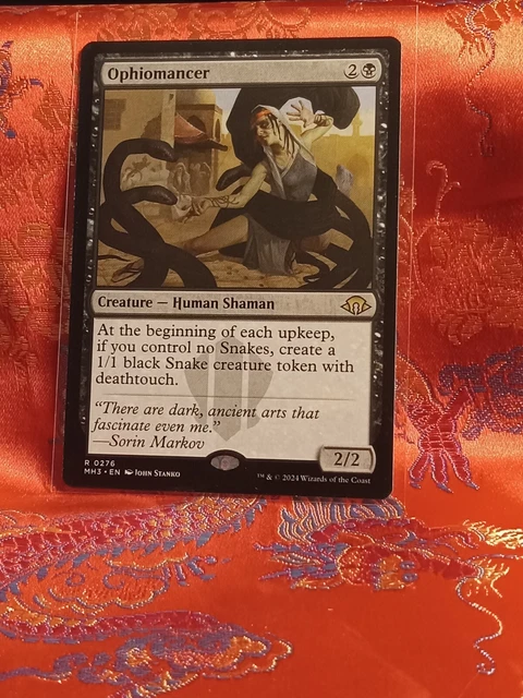 CARTE NOIRE RARE Ophiomancer Modern Horizons III Magic The Gathering ...