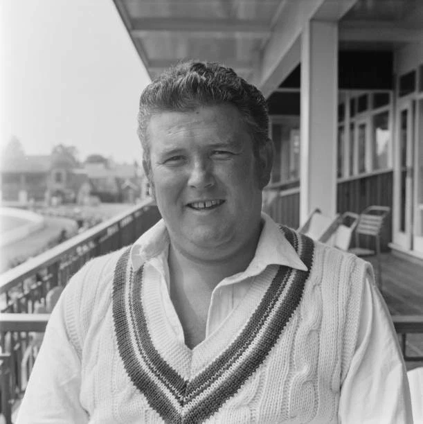 ENGLISH CRICKETER DAVID Shepherd Of Gloucestershire County Cricket 1971 ...