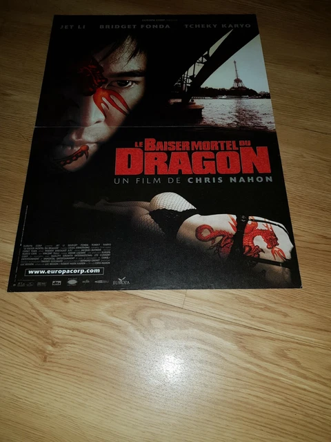AFFICHE DE CINÉMA d'époque du film: LE BAISER MORTEL DU DRAGON de 2001 (40x60cm) EUR 10,00 ...