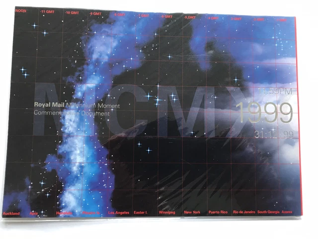 ROYAL MAIL MILLENNIUM Moment-Commemorative Document-Sealed £3.83 ...