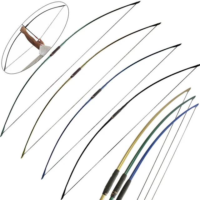 67'' LONGBOW 25-120LBS Traditional English Straight Bow Archery Hunting ...