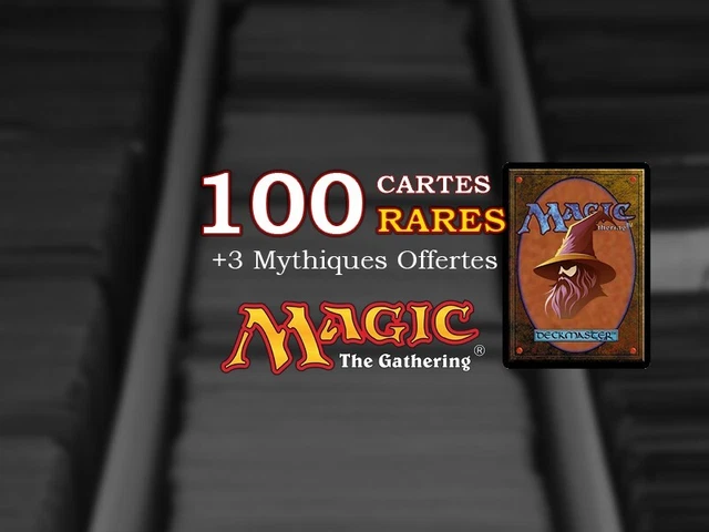 LOT DE 100 cartes rares Magic: The Gathering - carte rare mtg EUR 25,00 ...