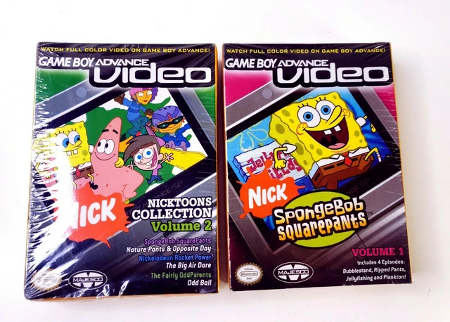 GAME BOY ADVANCE Video Spongebob Squarepants Volume 1 and Nicktoons Vol ... GAME BOY ADVANCE Video Spongebob Squarepants Volume 1 and Nicktoons Vol ...