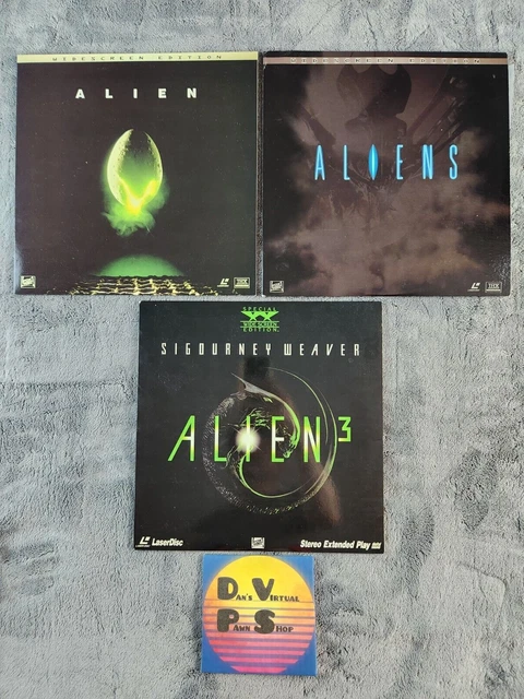 LOT OF 3 Laser Disc Alien Aliens Alien 3 Alien Trilogy $90.00 - PicClick CA