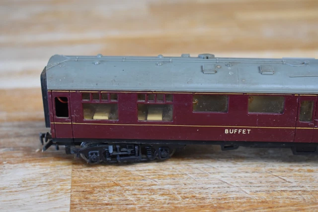 TTR BURGUNDY RED BR Buffet Car Carriage Coach M1820 Vintage Model ...