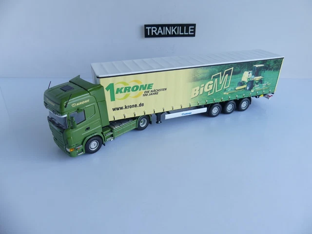 UNIVERSAL HOBBIES 1:50 / Uh5681 Truck Tractor Scania + Trailer Krone £ ...