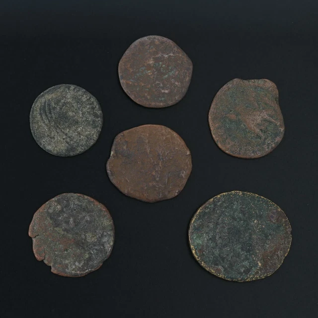 ANCIENT COINS ROMAN Artifacts Figural Mixed Lot of 6 B8228 $76.25 ...