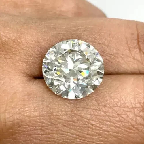 LAB-GROWN 2.30CT CVD Diamant 8.50mm Rond D, Clarté Fl, Certifié Diamant Seul EUR 85,99 - PicClick FR