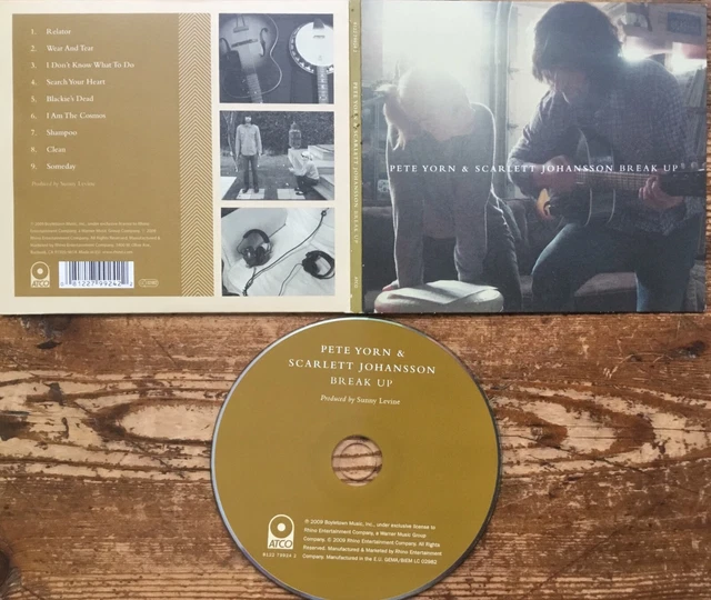 CD ALBUM DIGIPACK Rare Scarlett Johansson/Peter Yorn Break Up Quasi ...