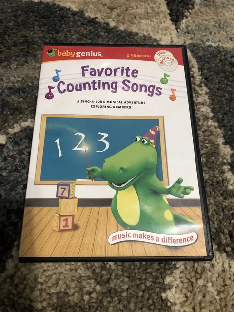 BABY GENIUS: FAVORITE Counting Songs (DVD And CD) Bonus Children’s ...