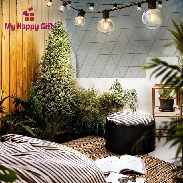 JINGLE JOLLYS 23M 20pcs LED Festoon String Lights Christmas Outdoor ...