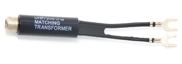 INDOOR ANTENNA MATCHING Transformer UHF/VHF/FM Balun 75-300 Ohm TV F ...