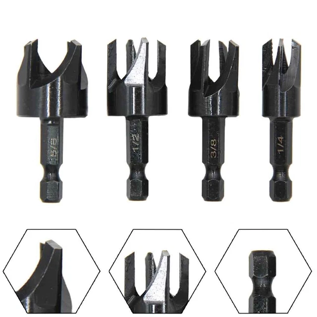 ENSEMBLE DE FORETS forets bouchons en bois en acier à haute teneur en ...