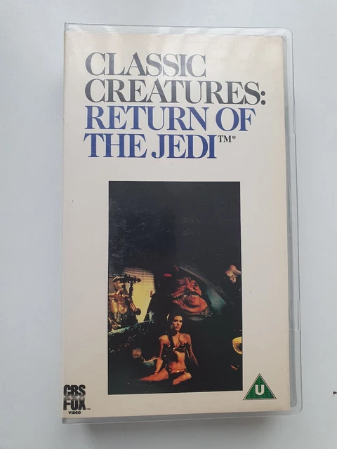 STAR WARS - Classic Creatures Return Of The Jedi - VHS Video £40.00 - PicClick UK