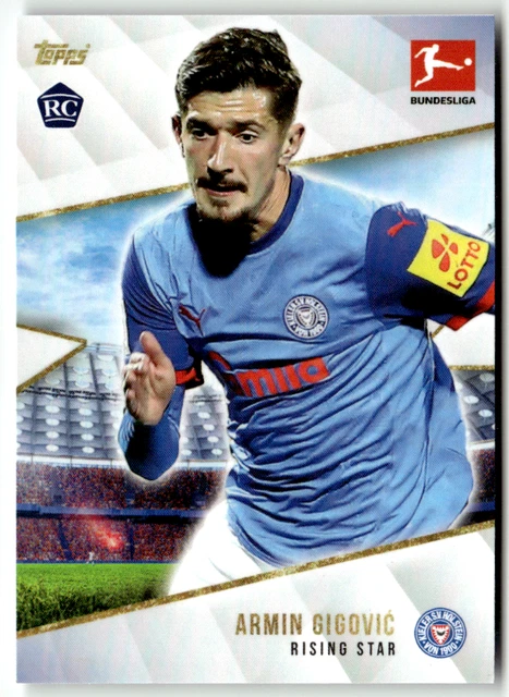 TOPPS SUMMER SIGNINGS Bundesliga 2024 Armin Gigovic Rookie Rising Star ...