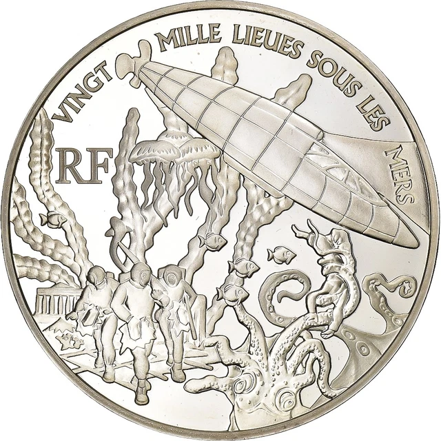 FRANCE, 1-1/2 EURO, 20000 Lieues sous les Mers, Jules Verne, 2005 ...