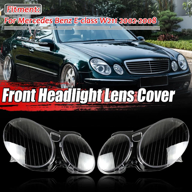 2X SCHEINWERFERGLAS SCHEINWERFER Linse Rechts+Links Für Mercedes-Benz W211 02-09 EUR 45,82 ...