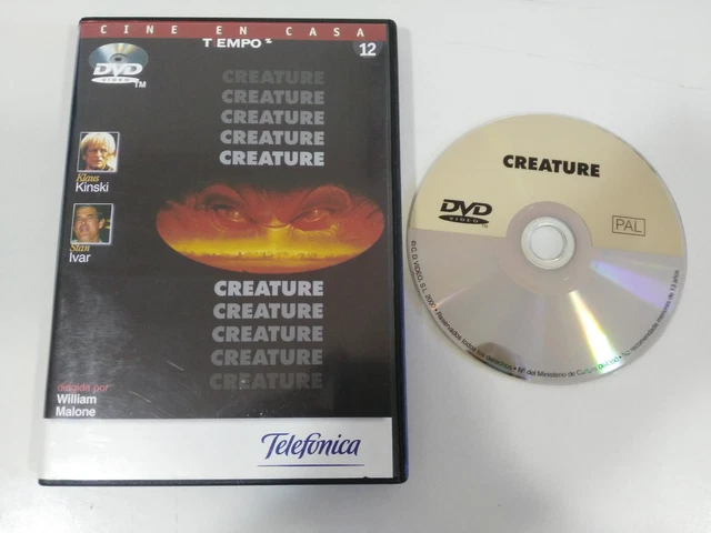 CREATURE KLAUS KINSKI Stan Ivar DVD + Extra Horror Spagnolo English EUR ...