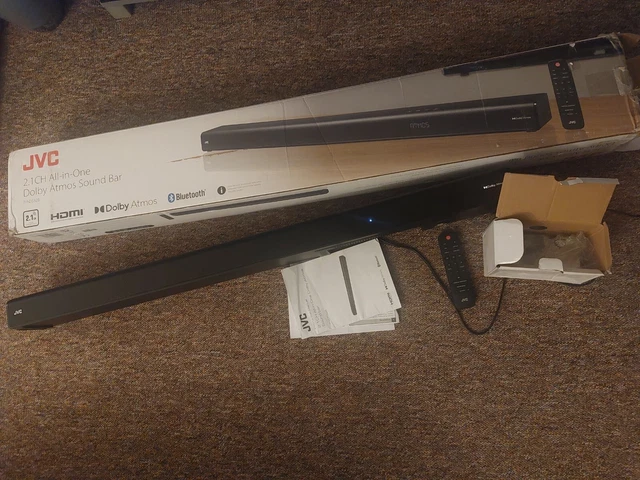 JVC TH-D532B 2.1 All-in-One Sound Bar with Dolby Atmos NO SOUND £19.99 ...