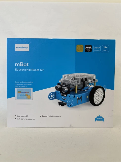 MAKEBLOCK MBOT V1.1-BLUE (Bluetooth Version) EDUCATIONAL ROBOT KIT NEW ...