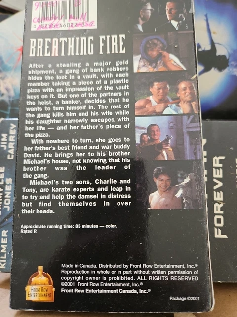 BREATHING FIRE VHS Front Row Entertainment BOLO YEUNG £18.27 - PicClick UK