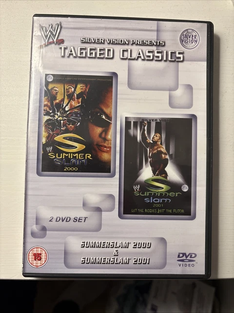 WWE TAGGED CLASSICS DVD Collection- Summerslam 2000 & Summerslam 2001 ...