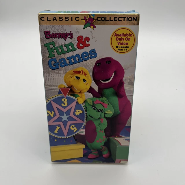 BARNEY’S FUN AND Games (VHS, 1996) £4.67 - PicClick UK