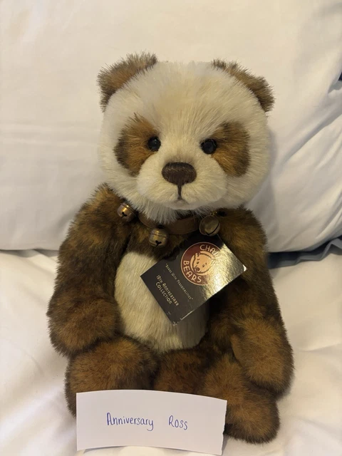 CHARLIE BEARS ROSS 10th Anniversary Bear Designed by Isabelle Lee with ...