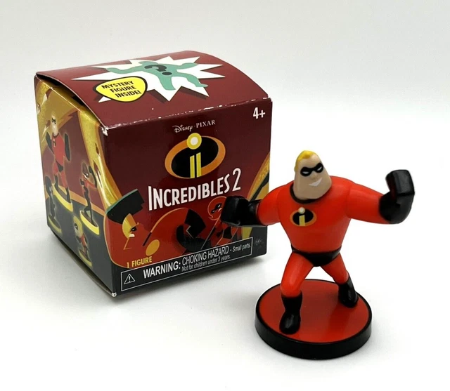 DISNEY PIXAR INCREDIBLES 2 Mystery Mini Blind Box Mr. Incredible Figure ...