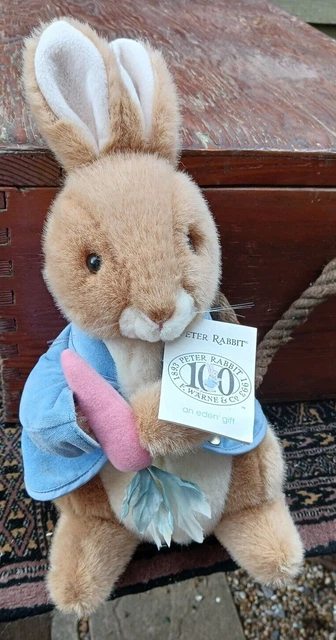 VINTAGE PLUSH PETER Rabbit, 100 Year Eden Anniversary edition, 34cm ...
