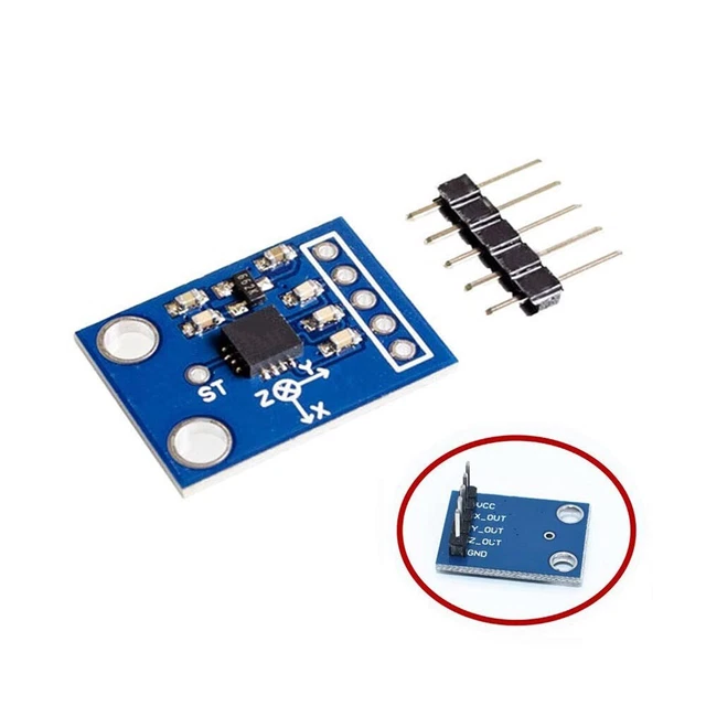 MODULE CAPTEUR ANGLE de Gravité Inclinaison pour ADXL335 pour ...