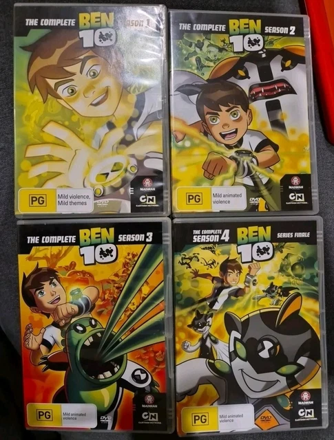 THE COMPLETE BEN 10 Season 1 2 3 4 Animation Cult Cartoon Network Tv ...