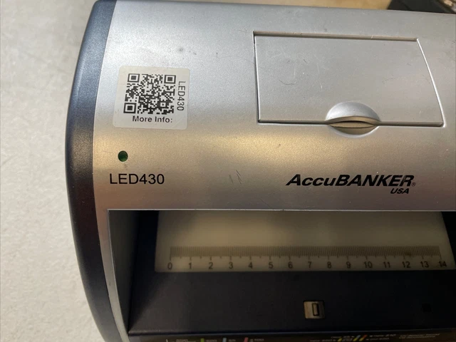 ACCUBANKER LED430 6-POINT Counterfeit Bill Detector, Multi Currency, UL ...