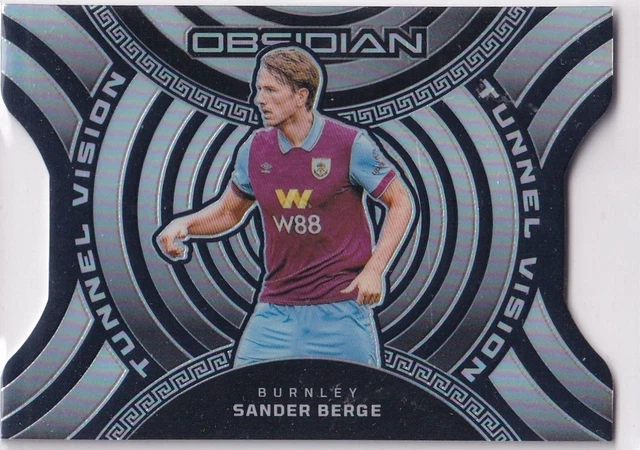 PANINI 2023-24 OBSIDIAN Premier League Numéro 5 Sander Berge Tunnel ...