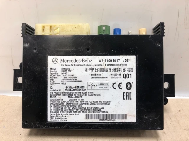 MODULE DE CONTRÔLE BLUETOOTH Mercedes-Benz C Estate (S205) 2017 ...
