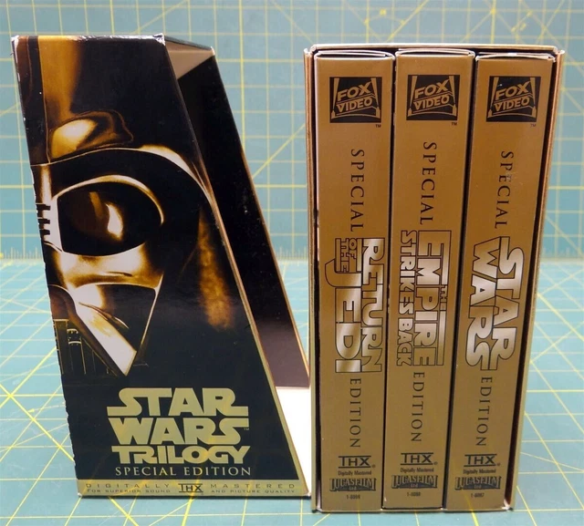 STAR WARS TRILOGY - Special Edition - Gold Box Set (VHS, 1997) vary rare £150.00 - PicClick UK