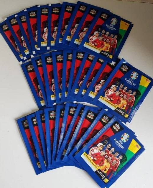 TOPPS MATCH ATTAX UEFA Euro 2024 All Stars ⚽️ 30 Packs Dutch Version 🇱🇺 ...