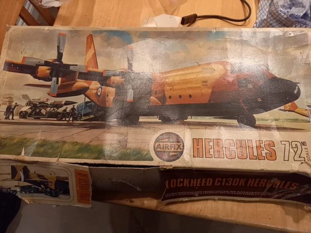 VINTAGE AIRFIX MODEL Lockheed C130K Hercules 72 scale - complete £21.00 ...