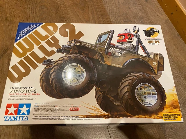 TAMIYA RC 58242 WILD WILLY 2 WR-02 1/10th R/C KIT RADIO CONTROL 1/10 + ESC £135.00 - PicClick UK