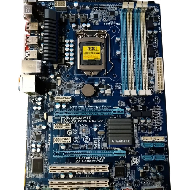USED GIGABYTE GA-P67-UD3-B3 LGA1155 ATX BIOS F9 Motherboard Updated £ ...