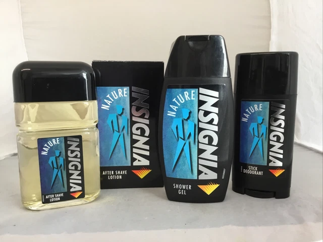 VINTAGE INSIGNIA NATURE Aftershave, Shower Gel & Stick Deodorant £30.00 ...