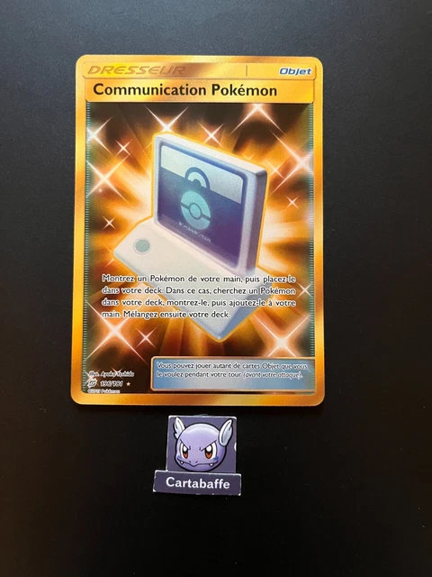 CARTE POKÉMON COMMUNICATION Pokémon 196/181 Gold Secrète SL9 Duo de ...