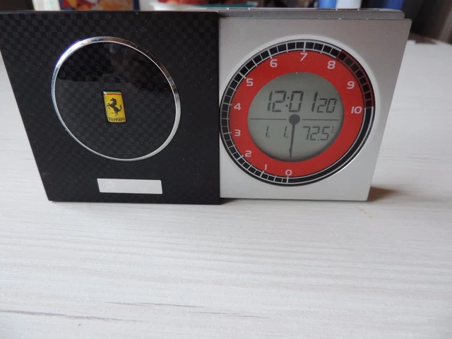 FERRARI OREGON SCIENTIFIC Wecker Uhr Digital Tischuhr REISEWECKER EUR ...