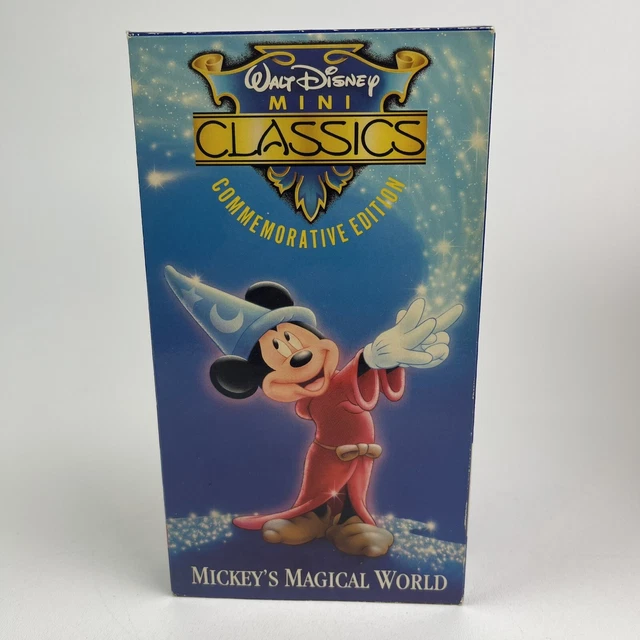 WALT DISNEY MINI Classics Mickeys Magical World VHS Commemorative ...