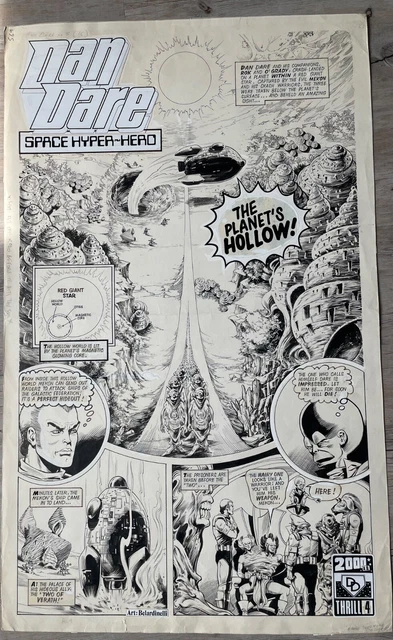 ORIGINAL 2000 AD Artwork Dan Dare Belardinelli £157.08 - PicClick UK