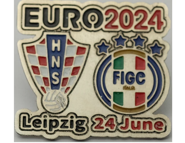 FOOTBALL SOCCER PIN badge UEFA EURO 2024 Germany. Spain - Italy $27.58 ...