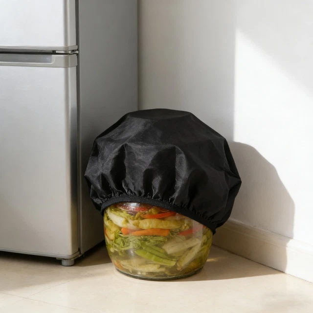 KIMCHI JAR COVER - Sourdough Starter Jars Cover - Reusable Lid Top for ...