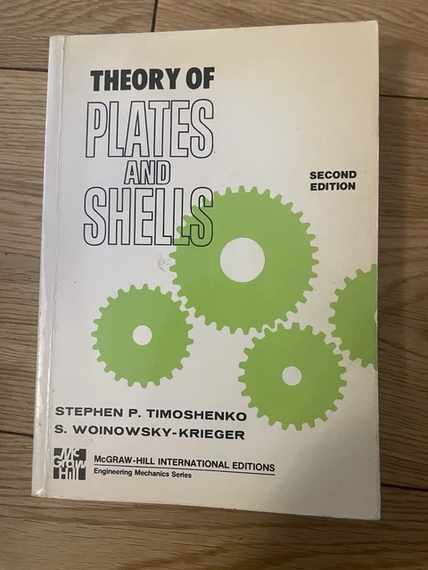 THEORY OF PLATES and Shells, (Engineering Societies Monographs) £39.29 ...